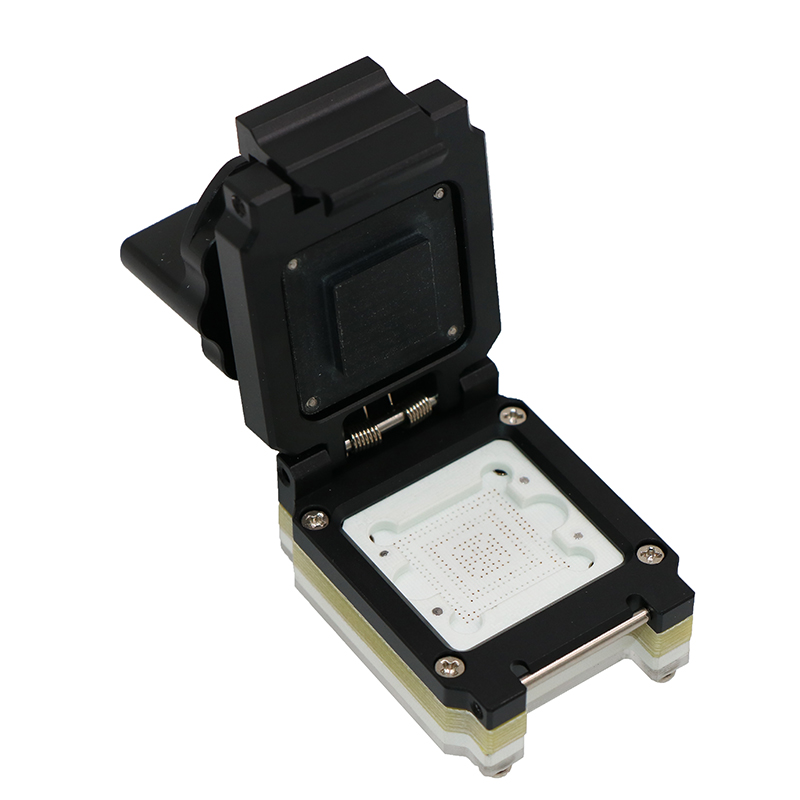 芯片测试座_传感器老化座_编程烧录座_测试夹具_弹片微针模组_深圳谷易电子